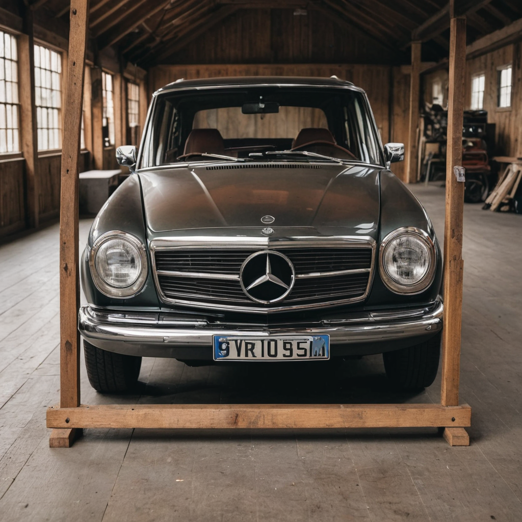 A Mercedes Benz Grill inside - Gulf Picasso | بيكاسو الخليج