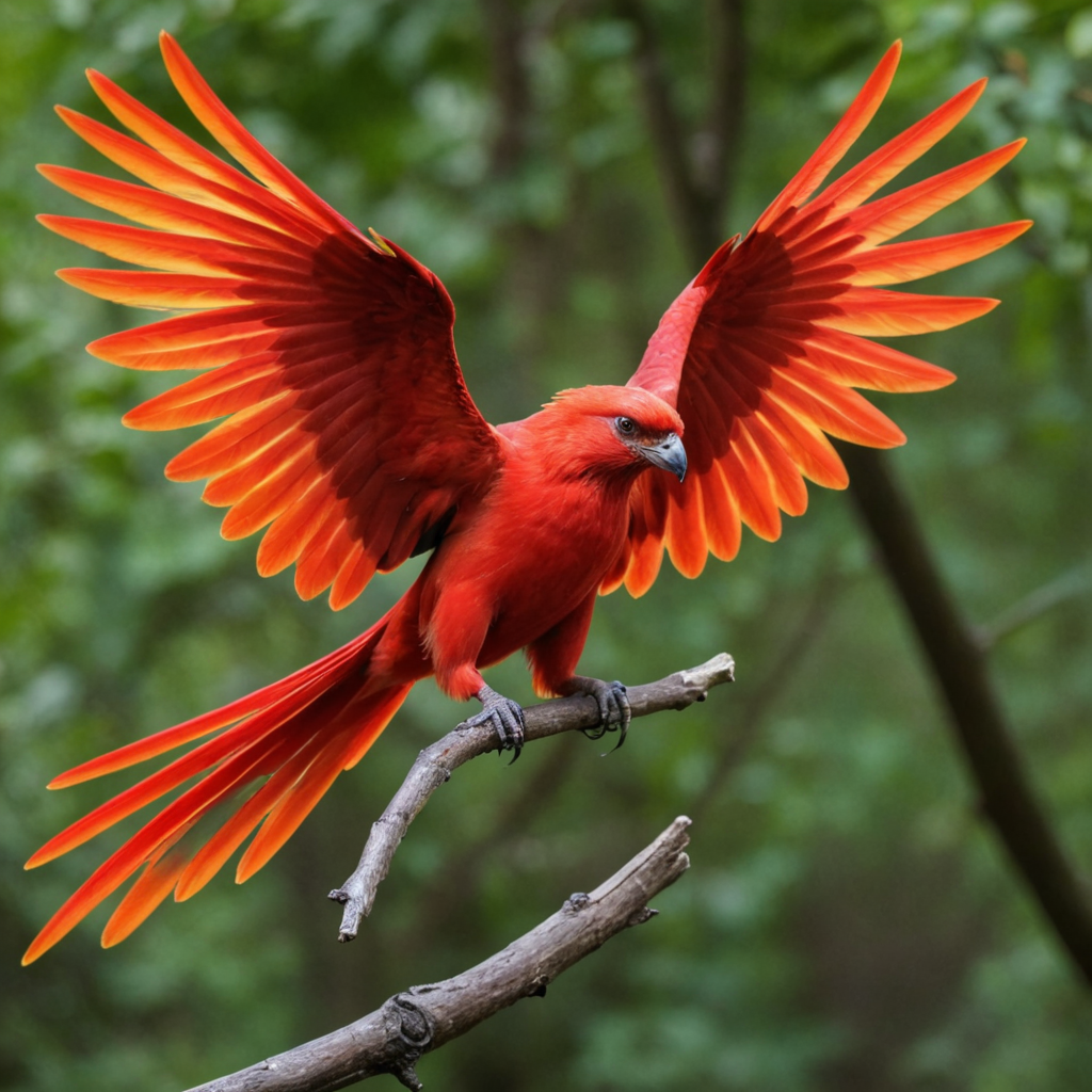 طائر العنقاء القرمزية - بيكاسو الخليج | Gulf Picasso