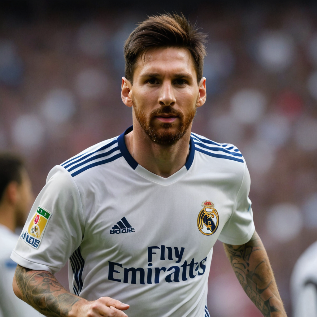 صوره ل ليونيل ميسي بقميص - بيكاسو الخليج | Gulf Picasso