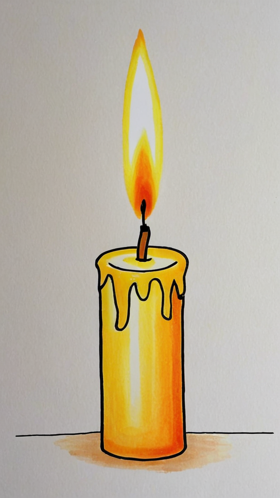 صورة شمعة رسم مناسبة للعرض - بيكاسو الخليج | Gulf Picasso