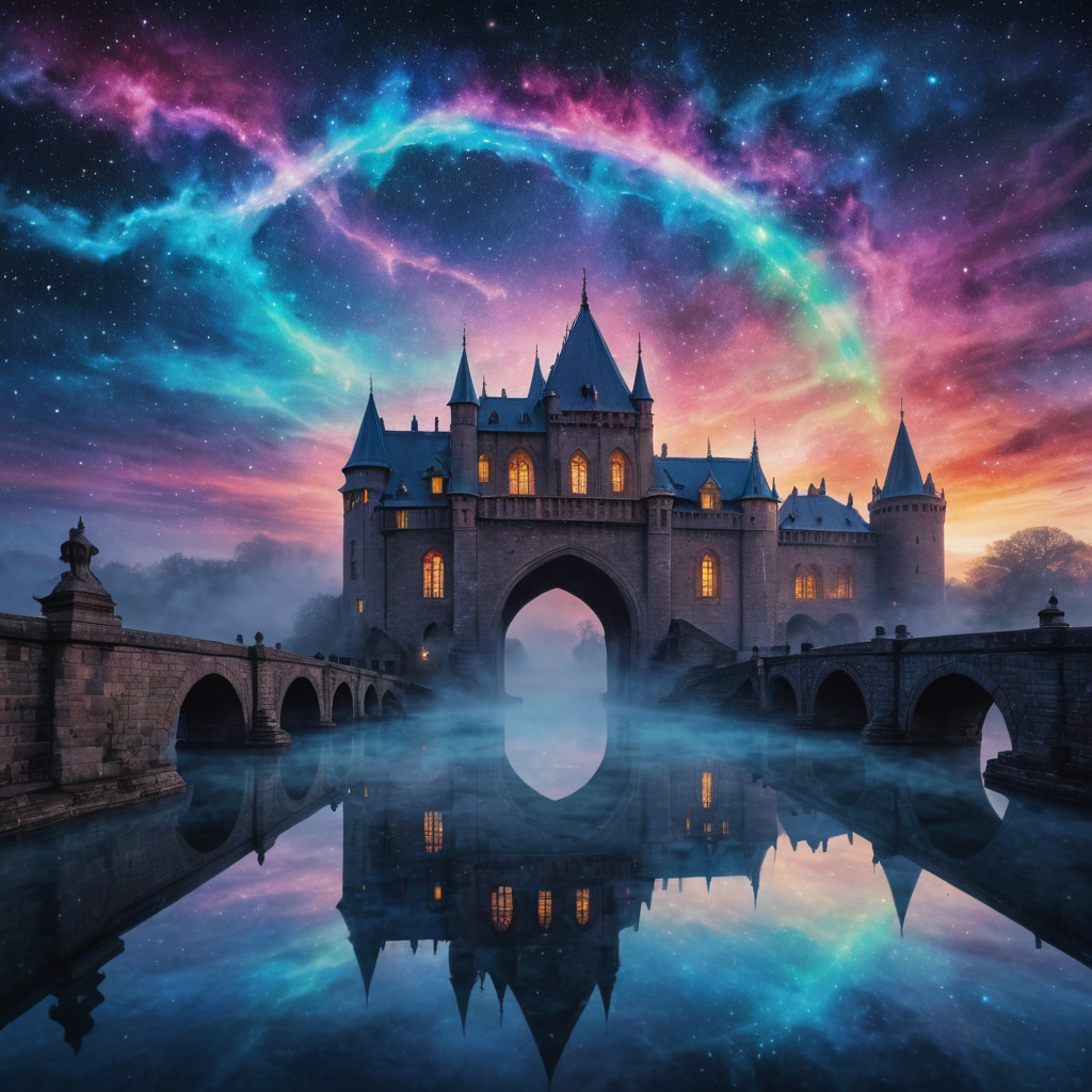 Spectral scroll, overlay double exposure - Gulf Picasso | بيكاسو الخليج