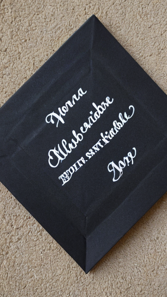 قبعه تخرج جامعي مكتوب تحتها - بيكاسو الخليج | Gulf Picasso