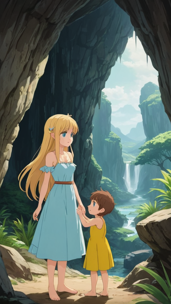 2D, anime style, interior of - Gulf Picasso | بيكاسو الخليج