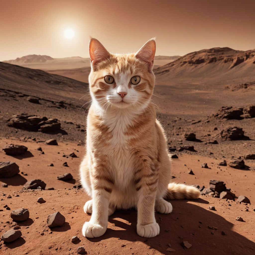 cat in the mars - Gulf Picasso | بيكاسو الخليج