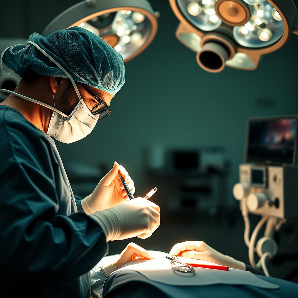 دكتور يجري عملية - بيكاسو الخليج | Gulf Picasso