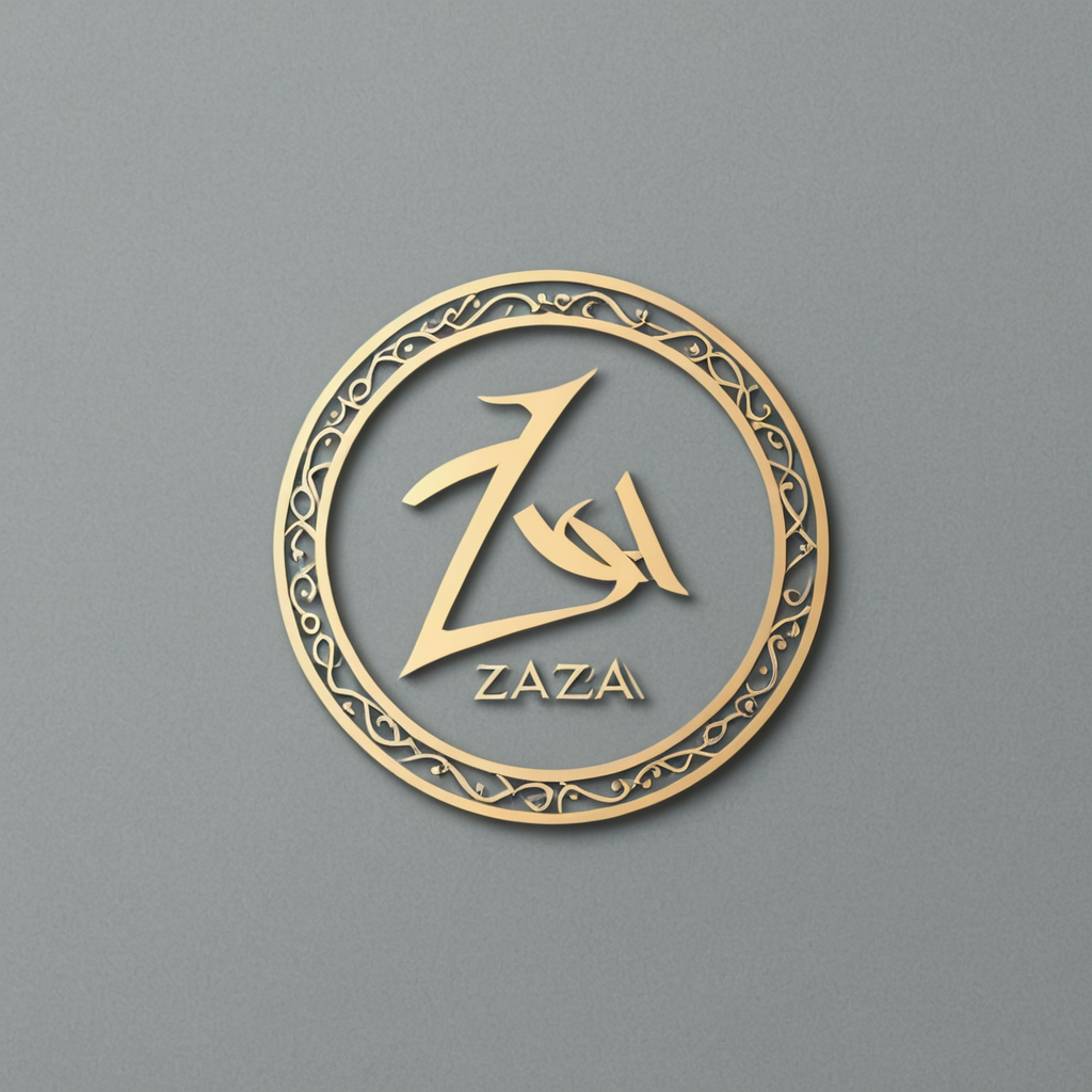 Logo name ZaZa - Gulf Picasso | بيكاسو الخليج