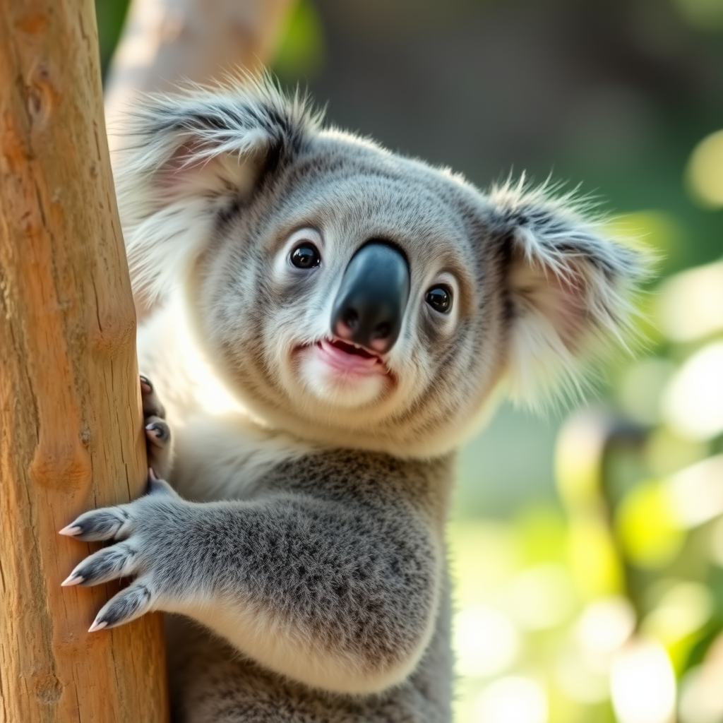 A cute koala saying good - بيكاسو الخليج | Gulf Picasso