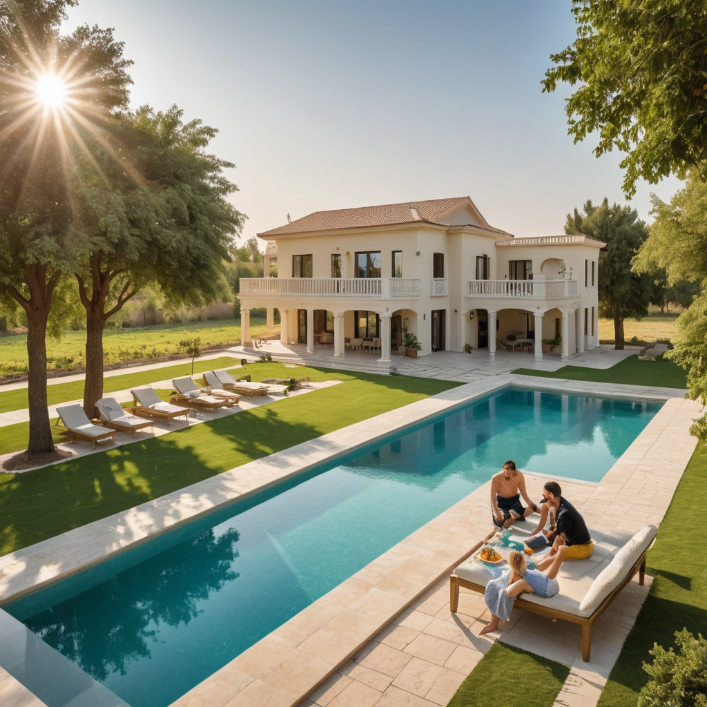 فيلا ومزرعة متكاملة مع مسبح - بيكاسو الخليج | Gulf Picasso