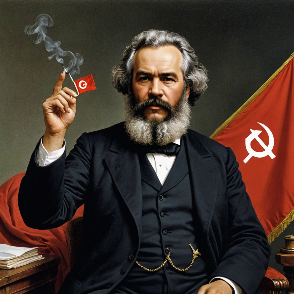 Karl Marx doing the dub - Gulf Picasso | بيكاسو الخليج