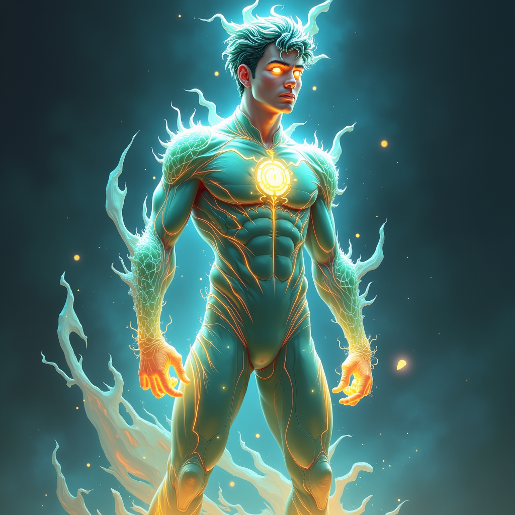 شخصية شاب خارق بتفاصيل غير - Gulf Picasso | بيكاسو الخليج