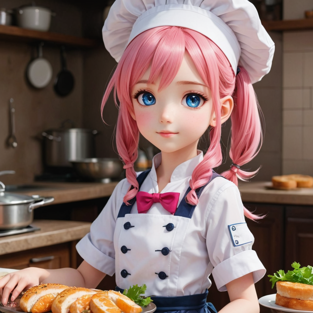 فتاة انمي جميله صغيره شعرها - بيكاسو الخليج | Gulf Picasso