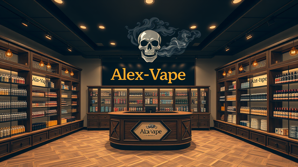 ## تصميم متجر "Alex-Vape" #### **الطابع - بيكاسو الخليج | Gulf Picasso
