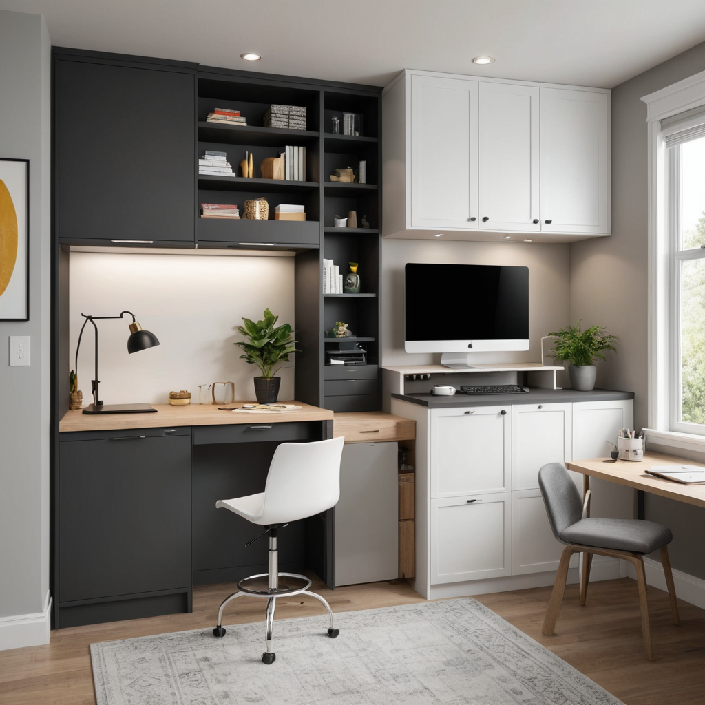 مكتب منزلي موفر للمساحة مع - بيكاسو الخليج | Gulf Picasso