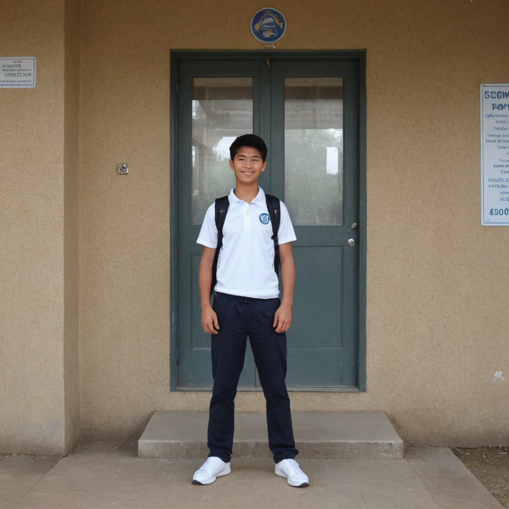 أمام باب المدرسة - بيكاسو الخليج | Gulf Picasso