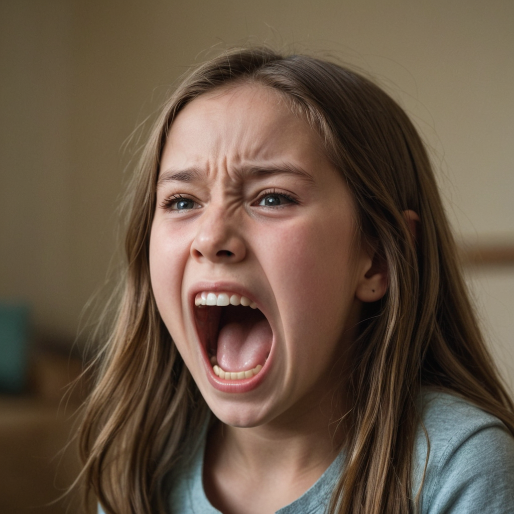 فتاة شابة تصرخ من الم - بيكاسو الخليج | Gulf Picasso