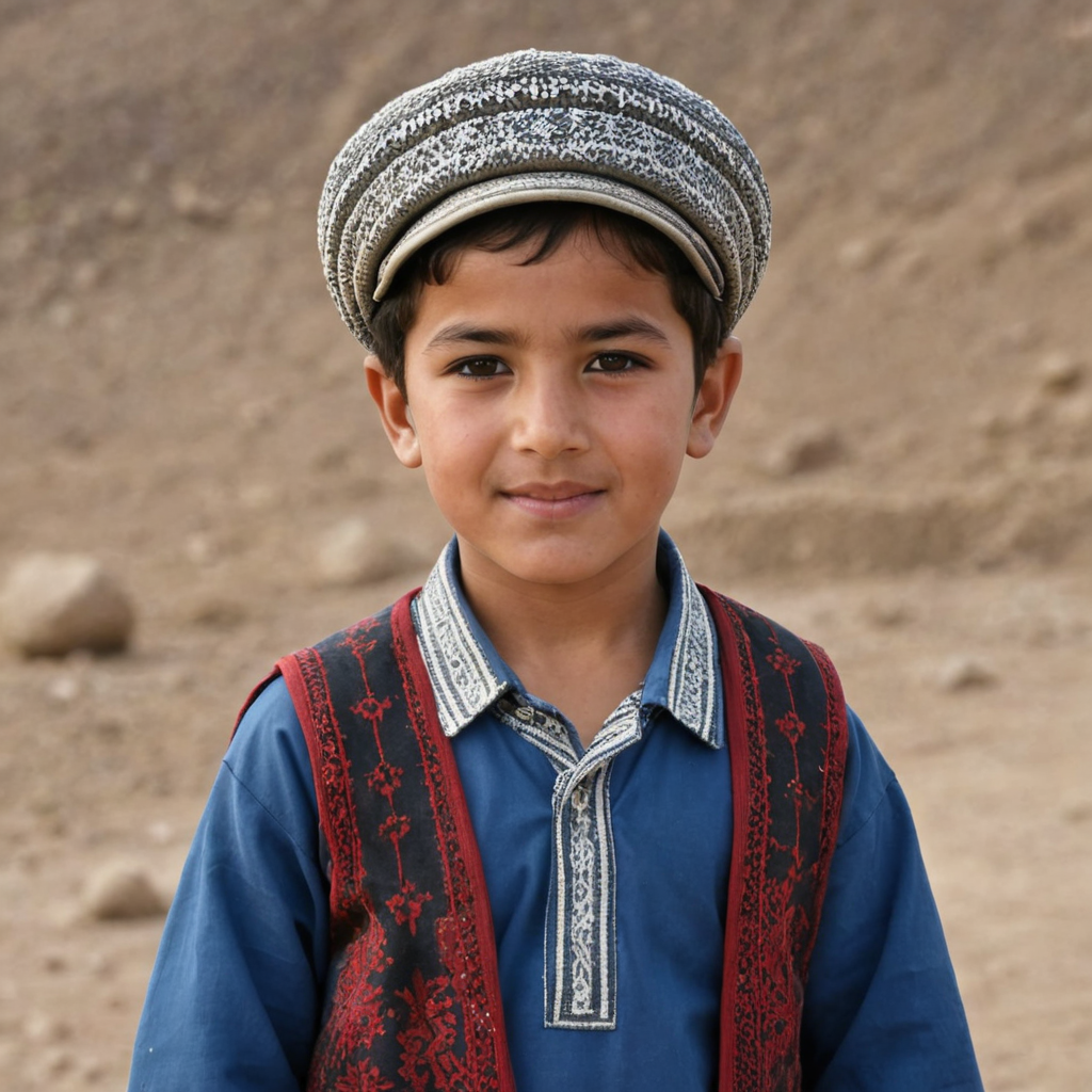 A handsome boy from Afghanistan - Gulf Picasso | بيكاسو الخليج