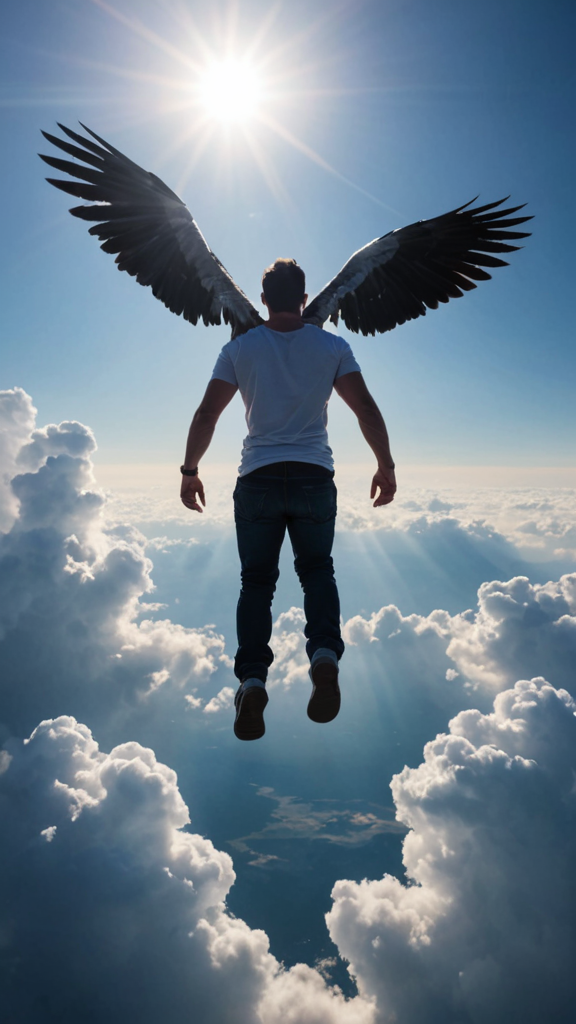 انسان قوي يخرج من السماء - بيكاسو الخليج | Gulf Picasso