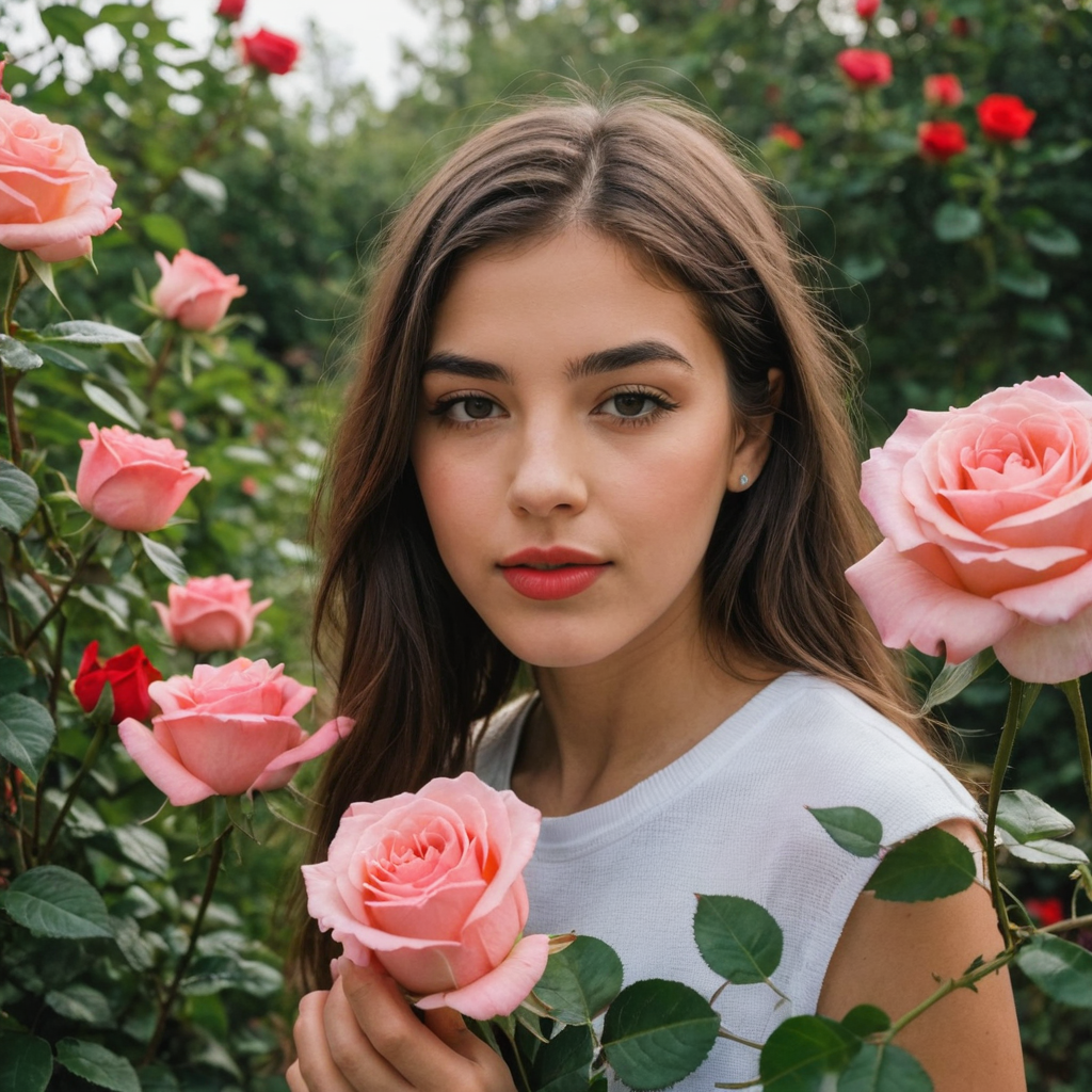 فتاة تشم الورد - بيكاسو الخليج | Gulf Picasso