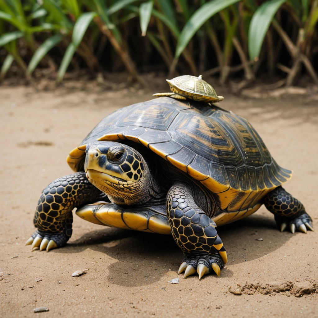 سلحفه غنيه - بيكاسو الخليج | Gulf Picasso